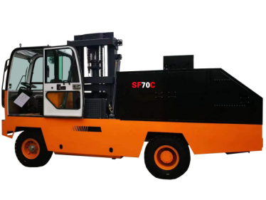 SF70C 7000kg Side Loader Forklift Diesel 7 Ton Forklift